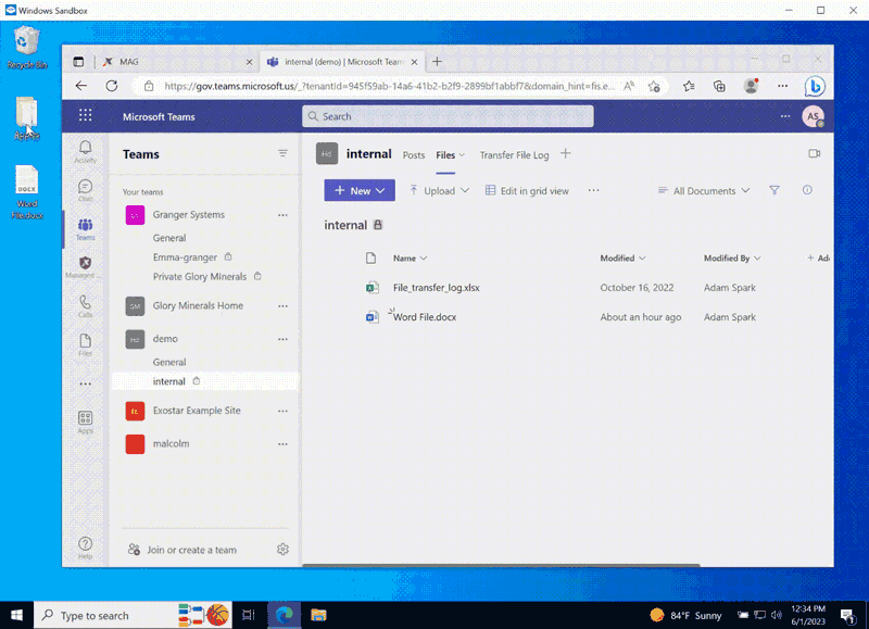 Exostar Secure Access for Microsoft 365
