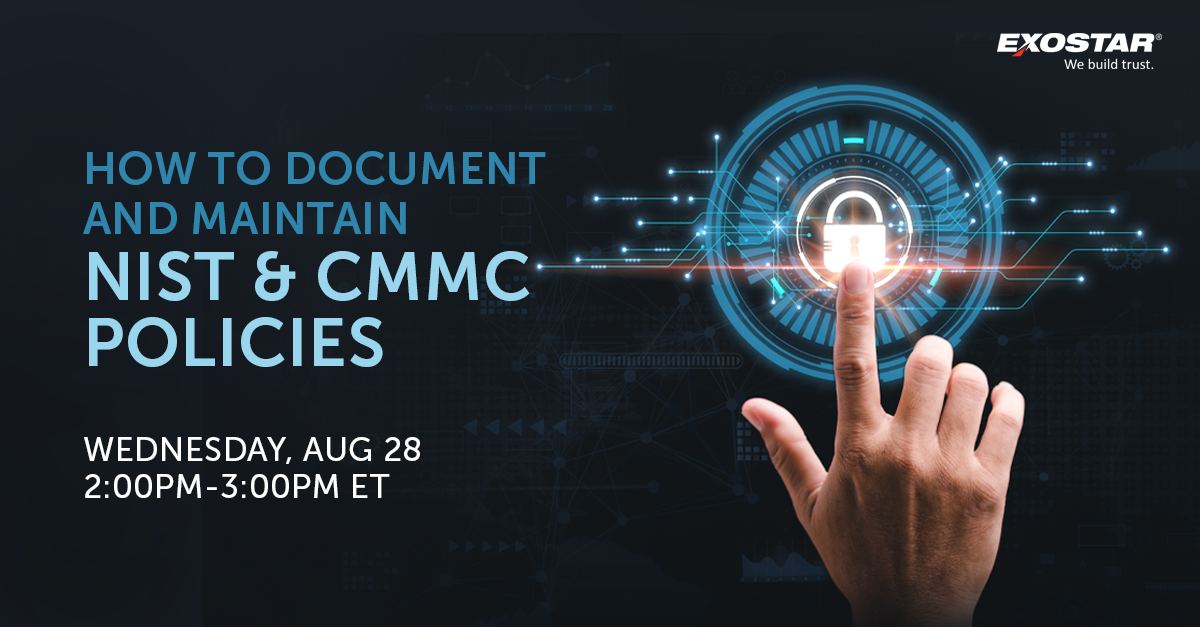 How to Document and Maintain NIST & CMMC Policies